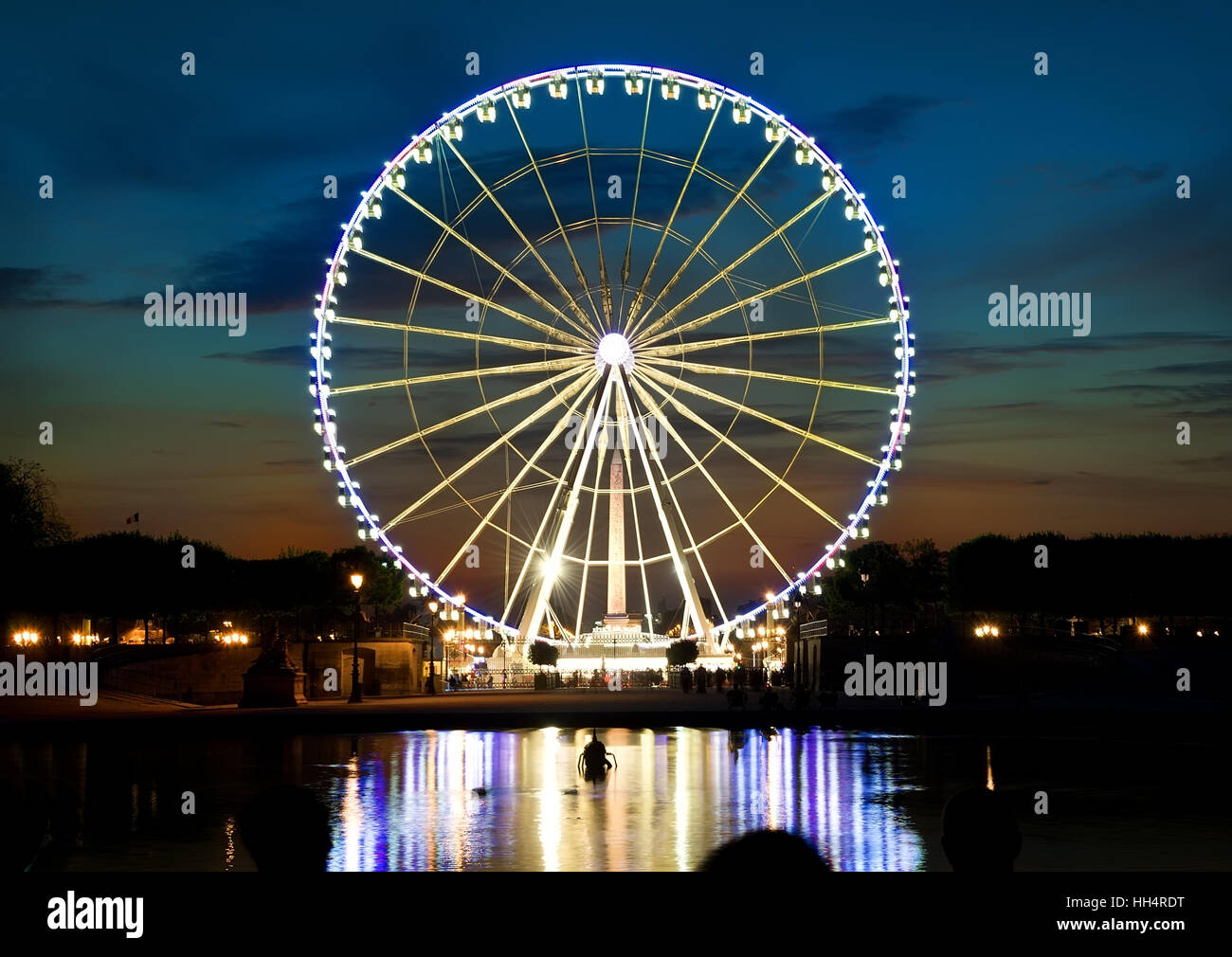 Ferris Wheel Sunset Paris Giant Wheel Roue De Paris GIANTWHEEL