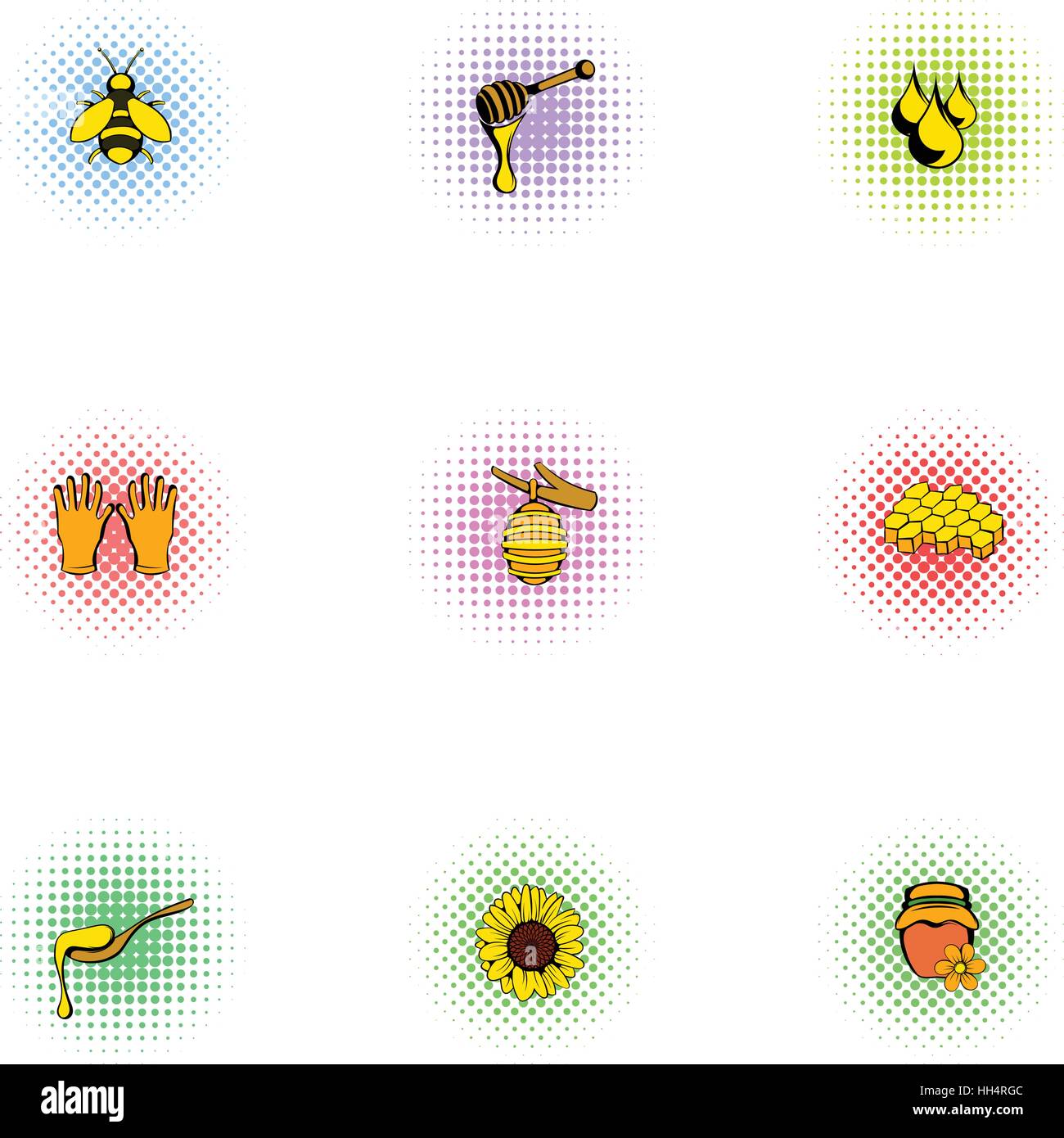 Beekeeping farm icons set, pop-art style Stock Vector Image & Art - Alamy Beekeeping farm icons set, pop-art style Stock Vector Image & Art - Alamy