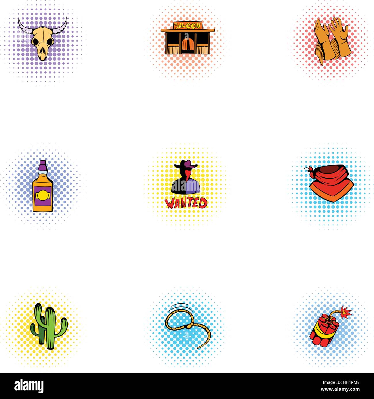 Cowboys western usa Stock Vector Images - Alamy