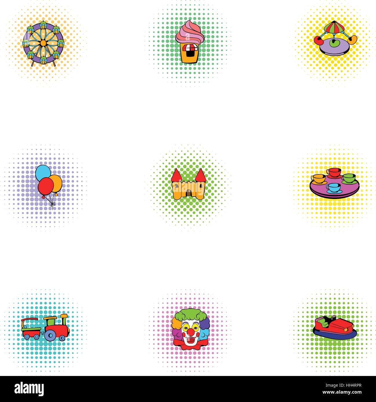 Pop rides Stock Vector Images - Alamy