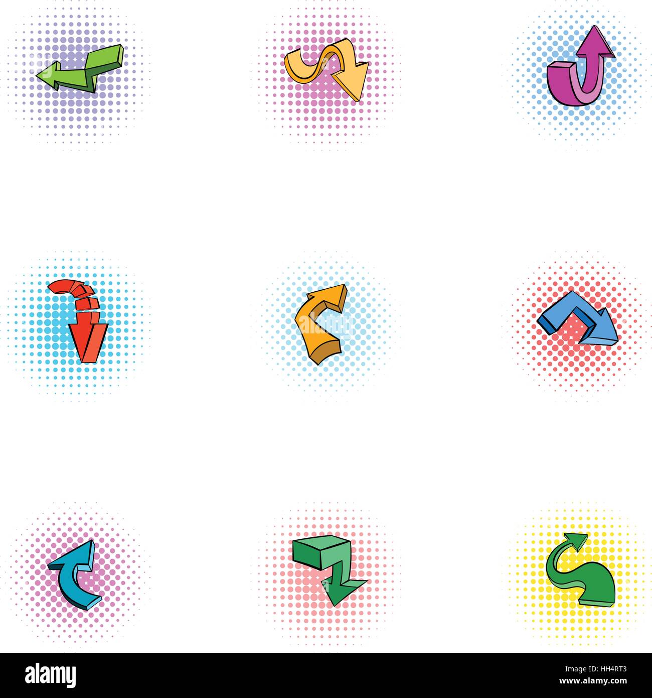 Arrow right pop up symbol hi-res stock photography and images - Alamy