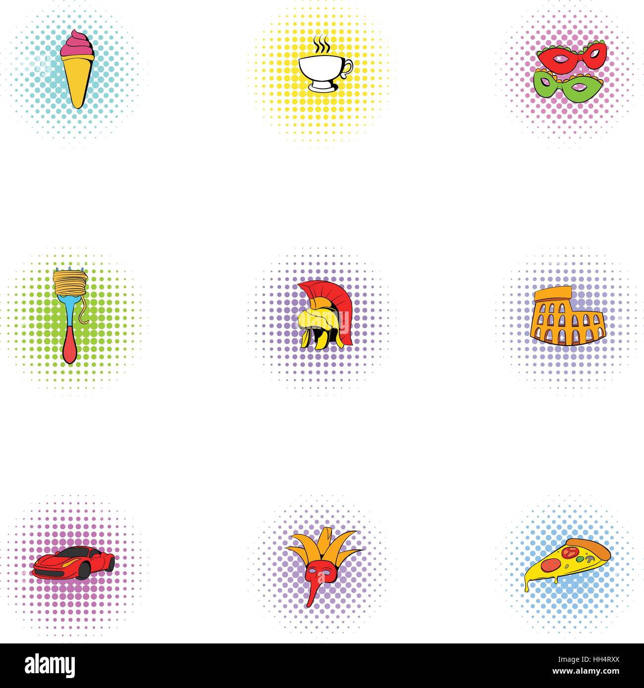 Italy icons set, pop-art style Stock Vector Image & Art - Alamy Italy icons set, pop-art style Stock Vector Image & Art - Alamy