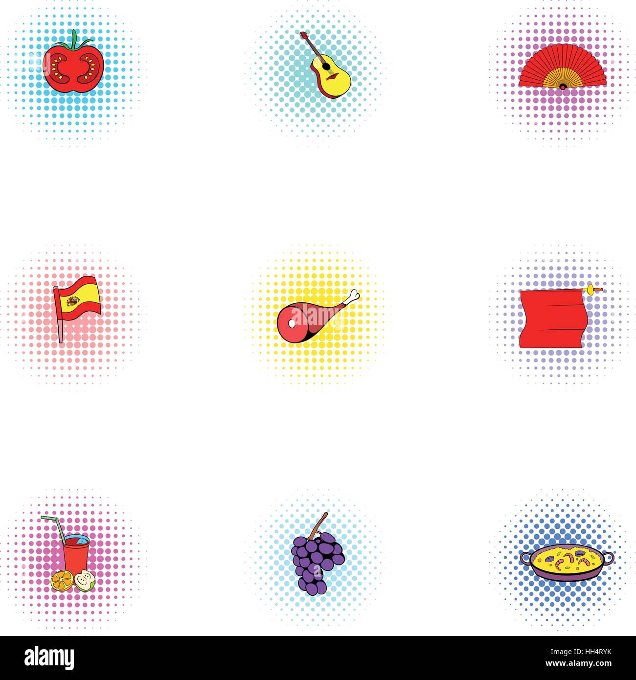 Cocktail spain Stock Vector Images - Alamy