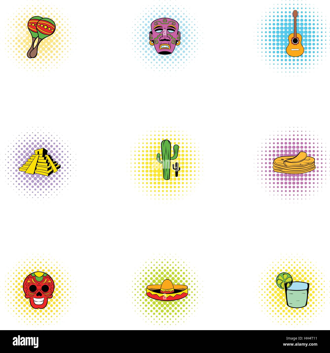 Spanish pop art Stock Vector Images - Alamy