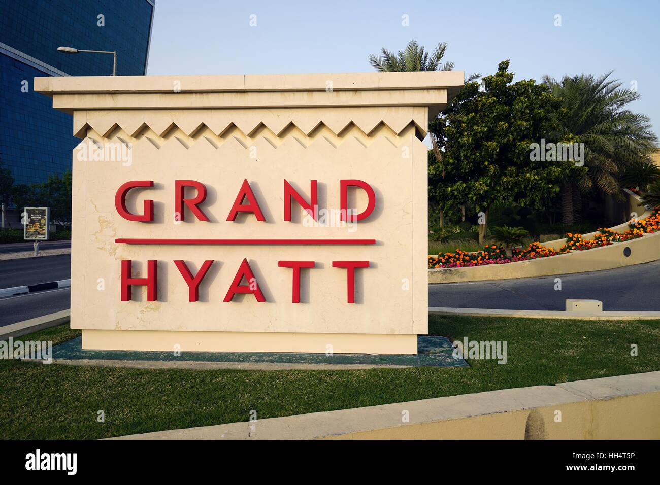 The Grand Hyatt Doha is an upscale luxury hotel located on a private ...