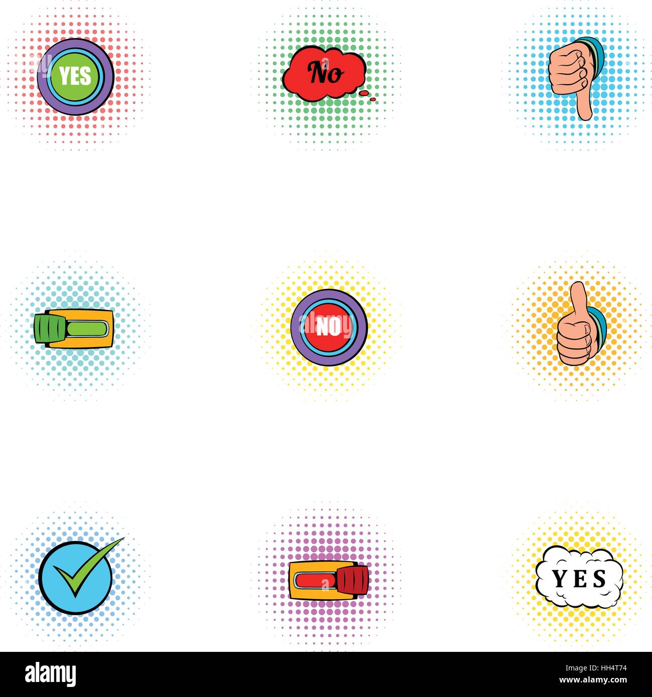 Pop check mark icon Stock Vector Images - Alamy