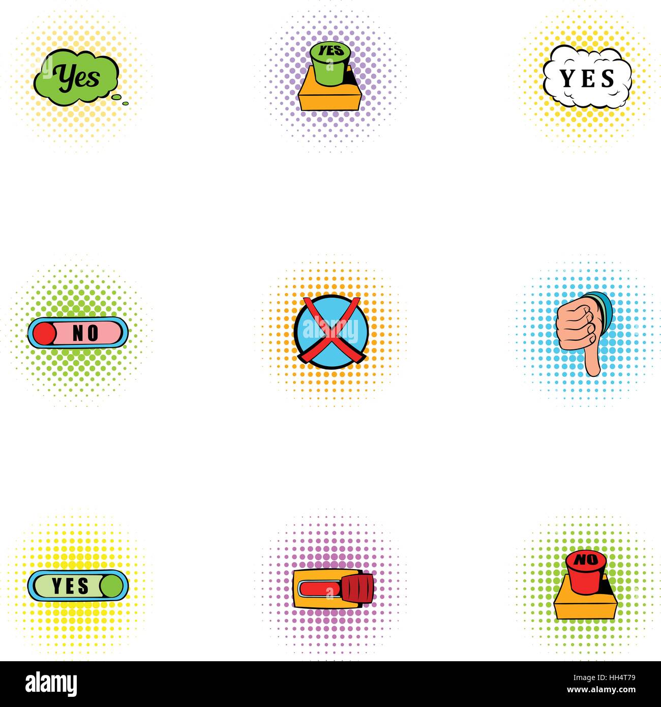 Pop check mark icon Stock Vector Images - Alamy