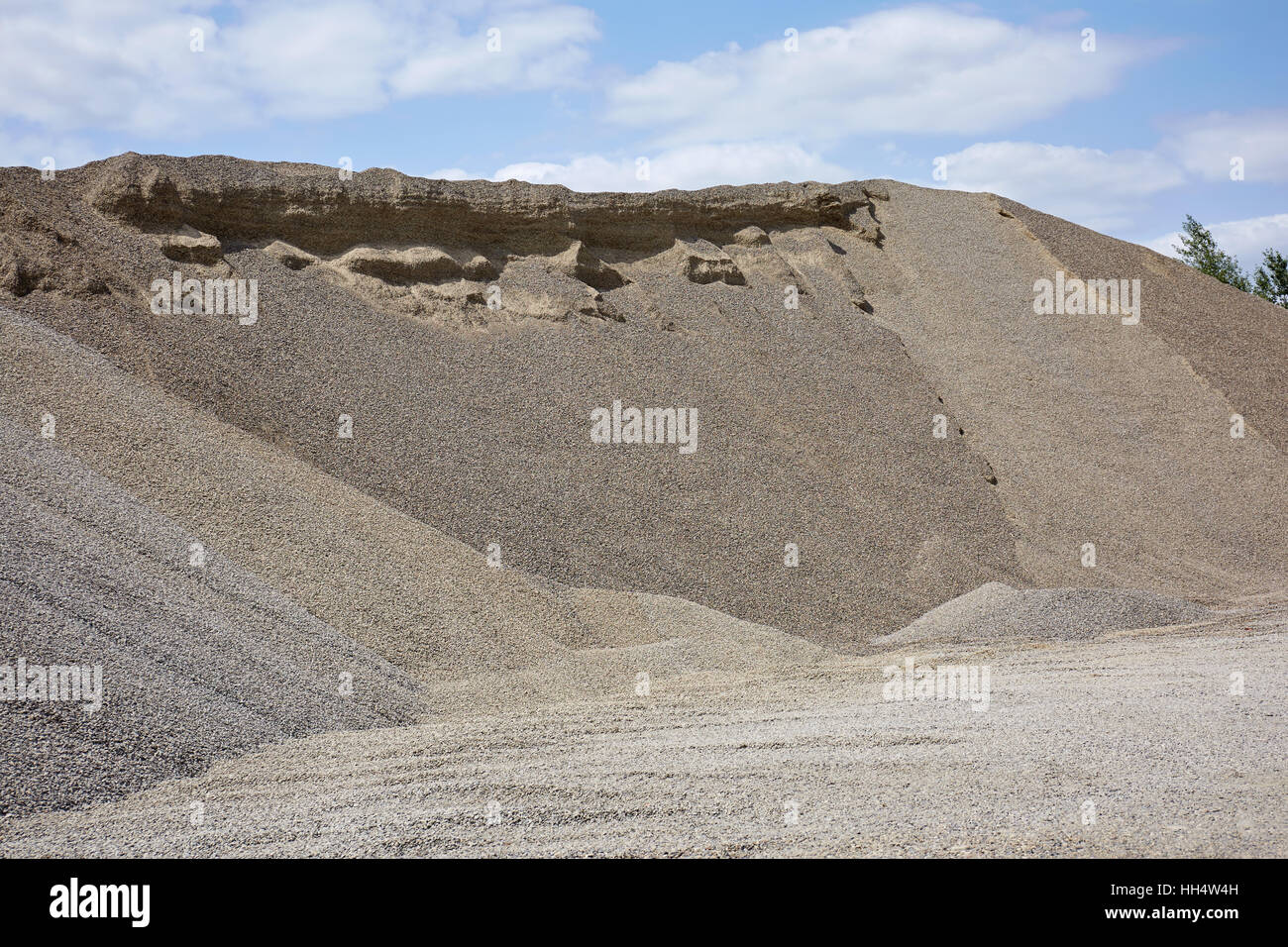 Big gravel pile in a quarry Stock Photo - Alamy