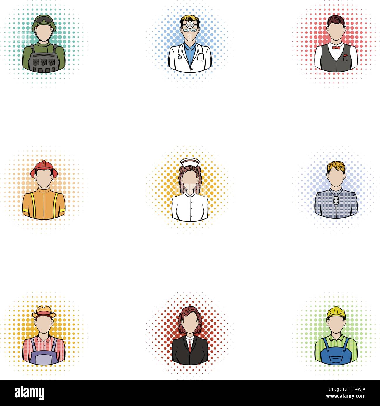 Pop art soldier Stock Vector Images - Alamy