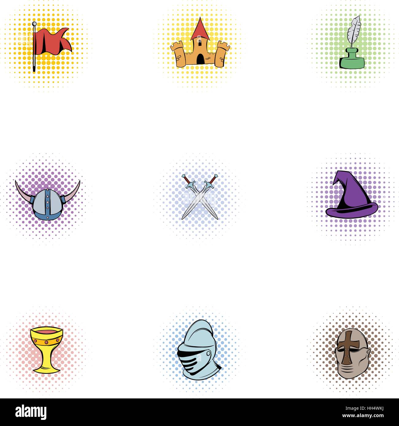 Medieval infantry Stock Vector Images - Alamy