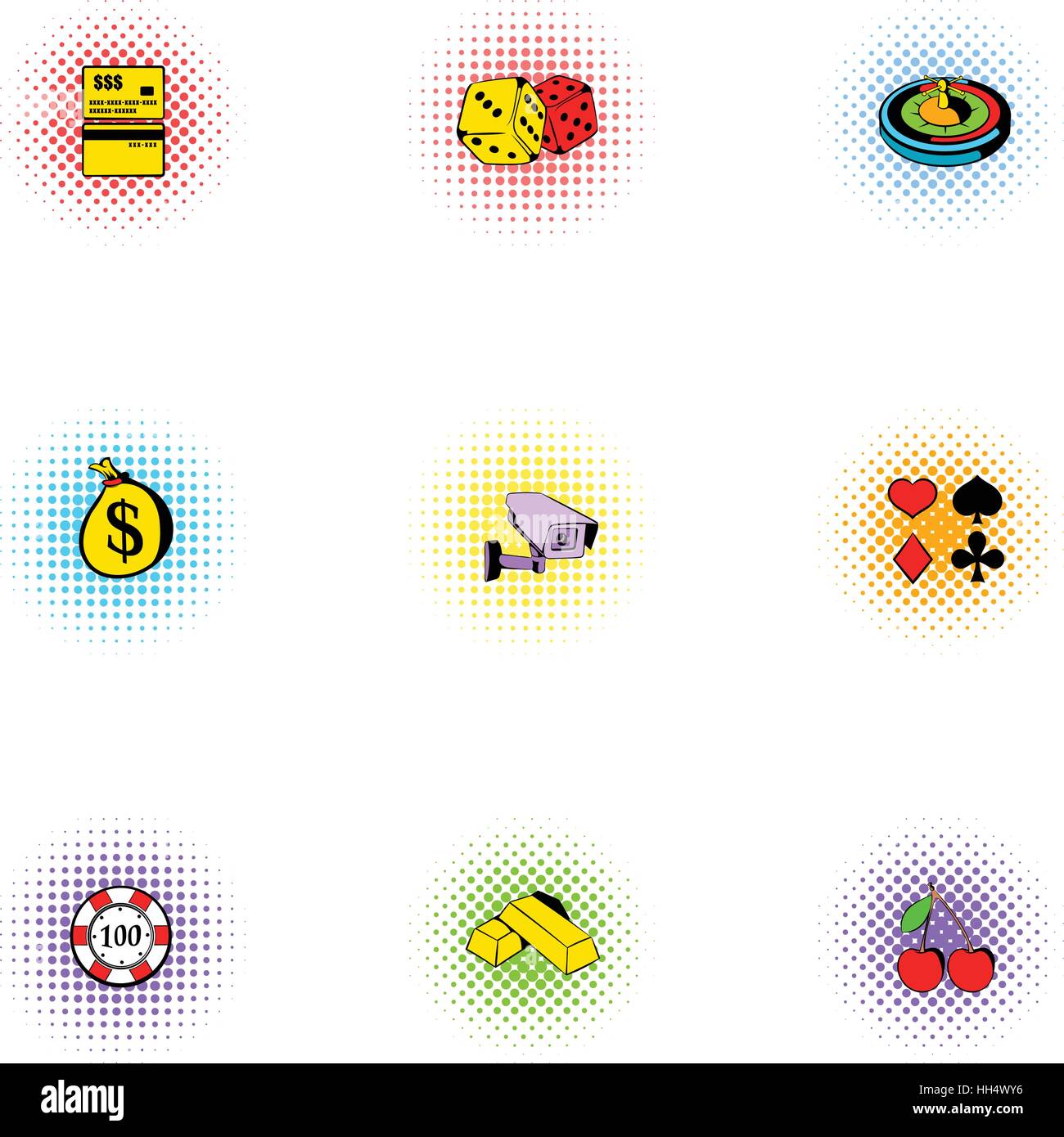 Gambling house icons set, pop-art style Stock Vector Image & Art - Alamy Gambling house icons set, pop-art style Stock Vector Image & Art - Alamy