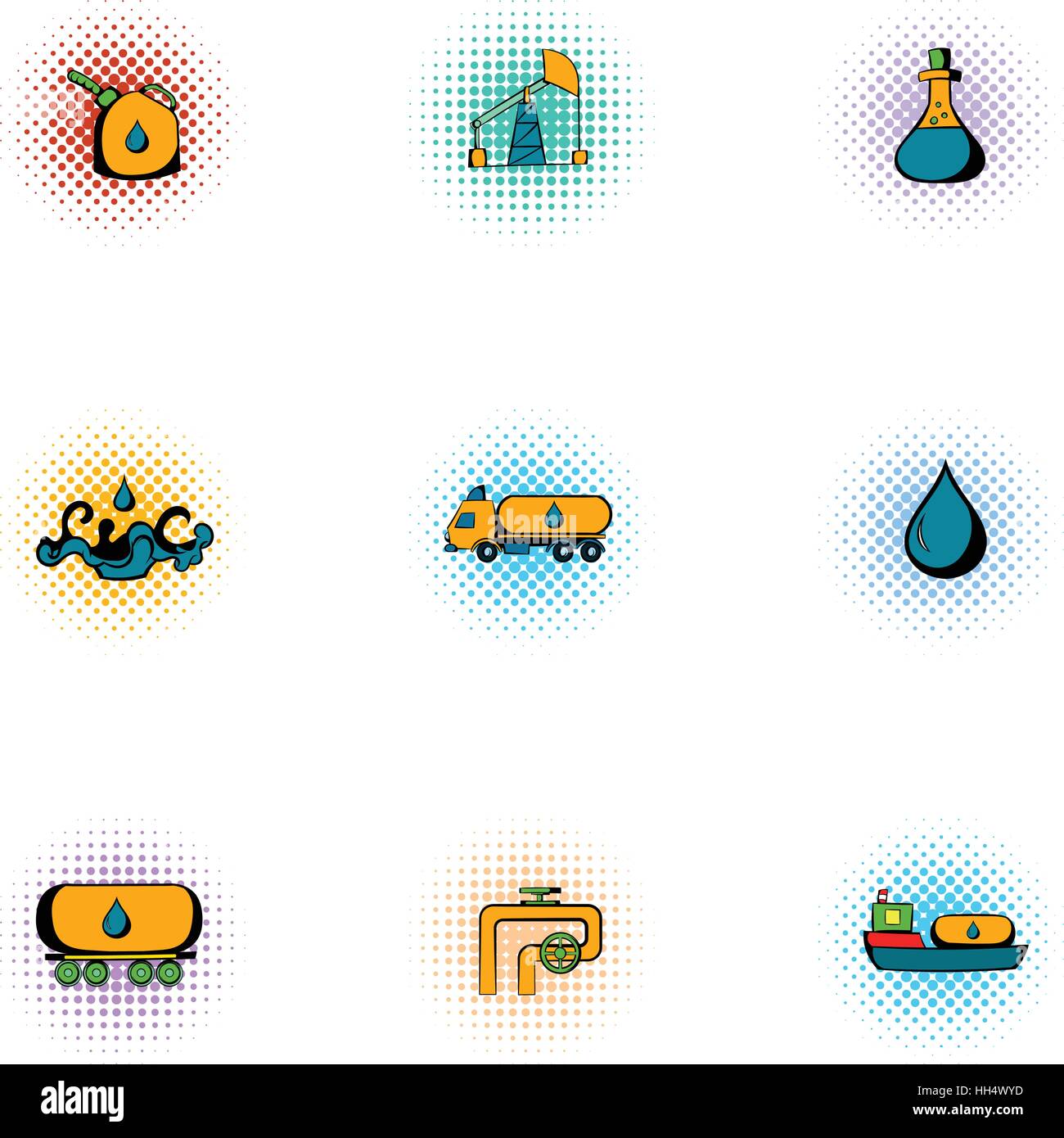 Oil pop art hi-res stock photography and images - Alamy