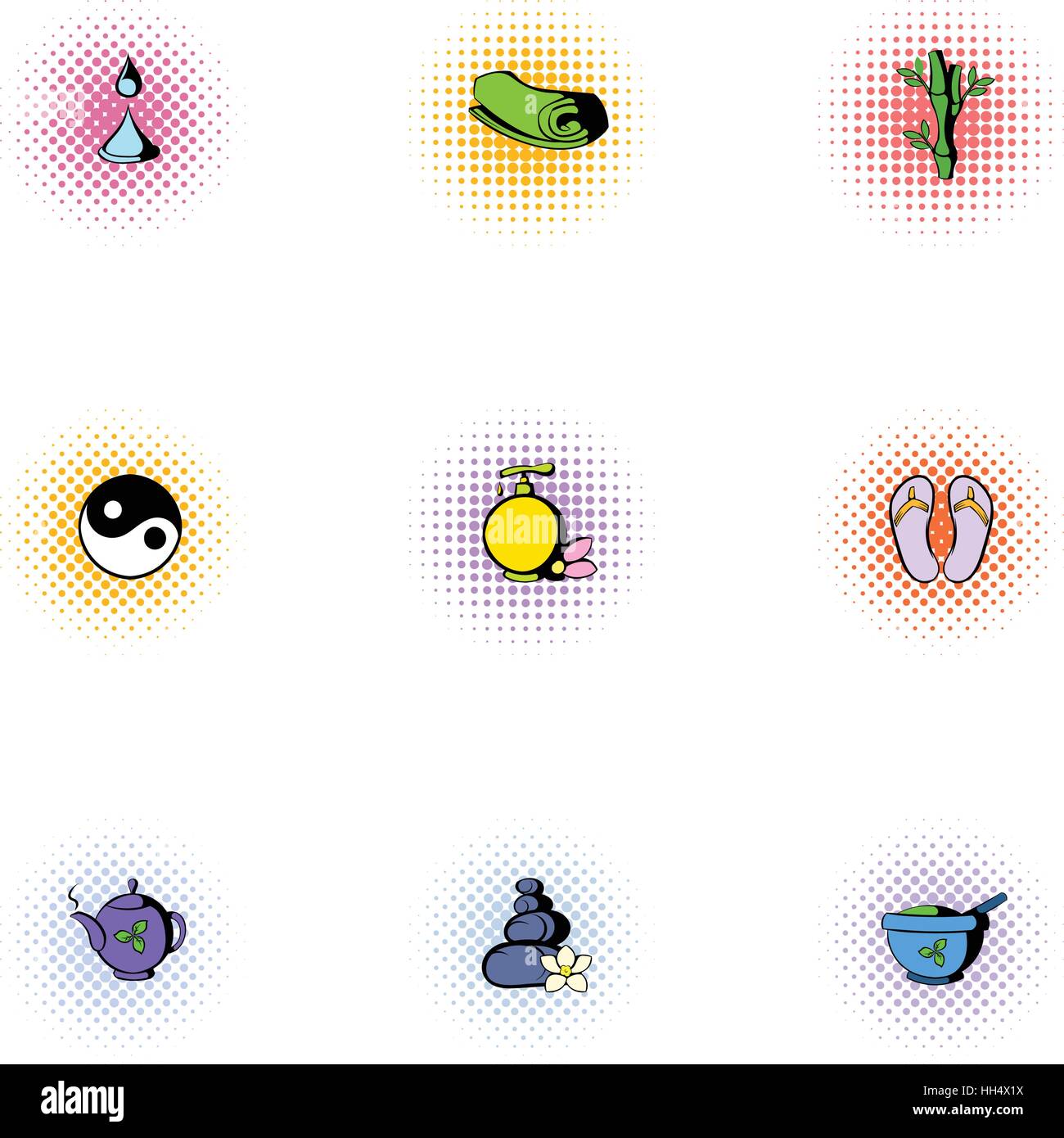 Relaxation spray Stock Vector Images - Alamy