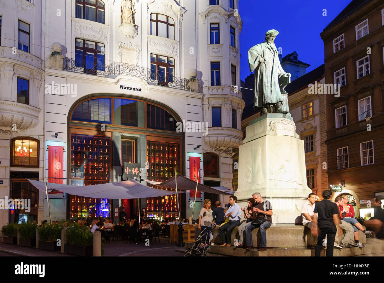 Wien, Vienna: Lugeck, Gutenberg monument, 01. Old Town, Wien, Austria ...