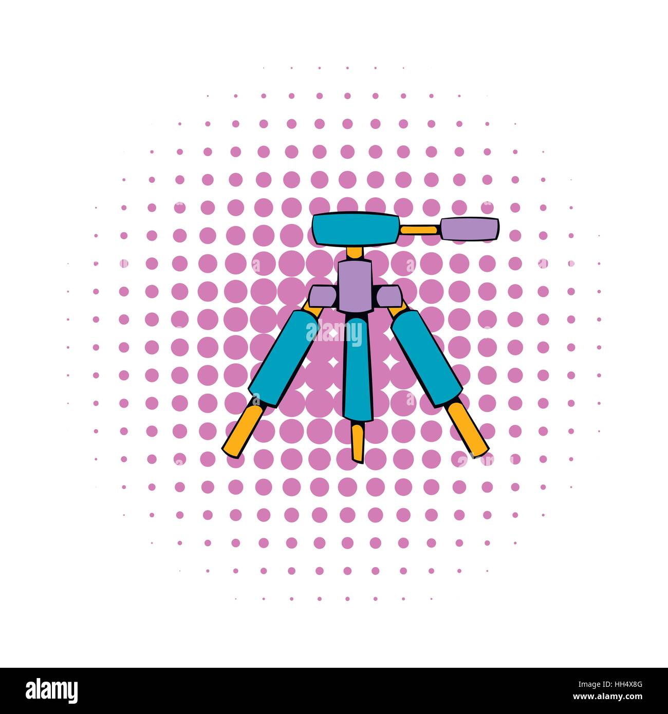 Modern camera tripod in Stock Vector Images - Alamy