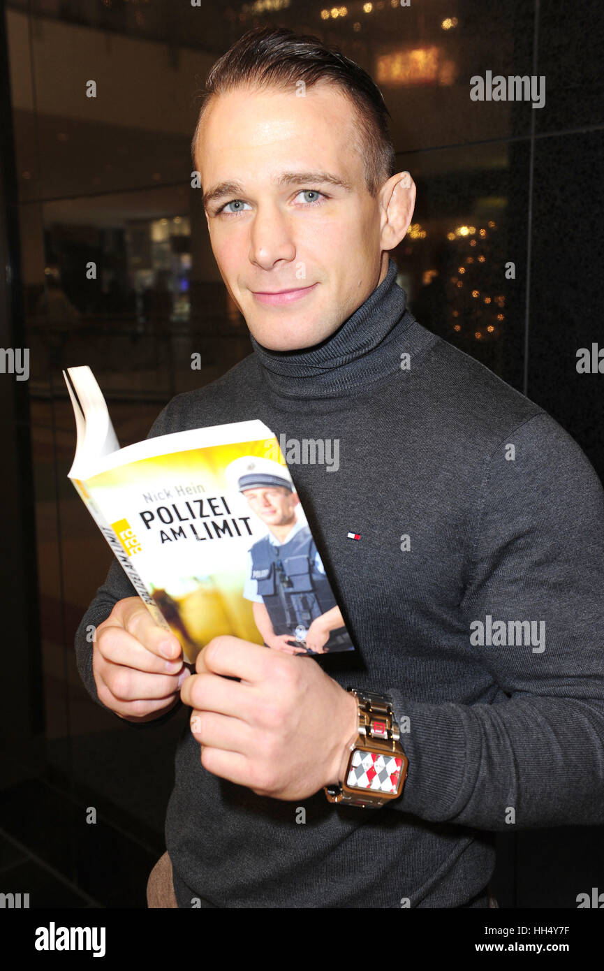 Nick Hein presents his book "Polizei am Limit" at Alexa Berlin ...