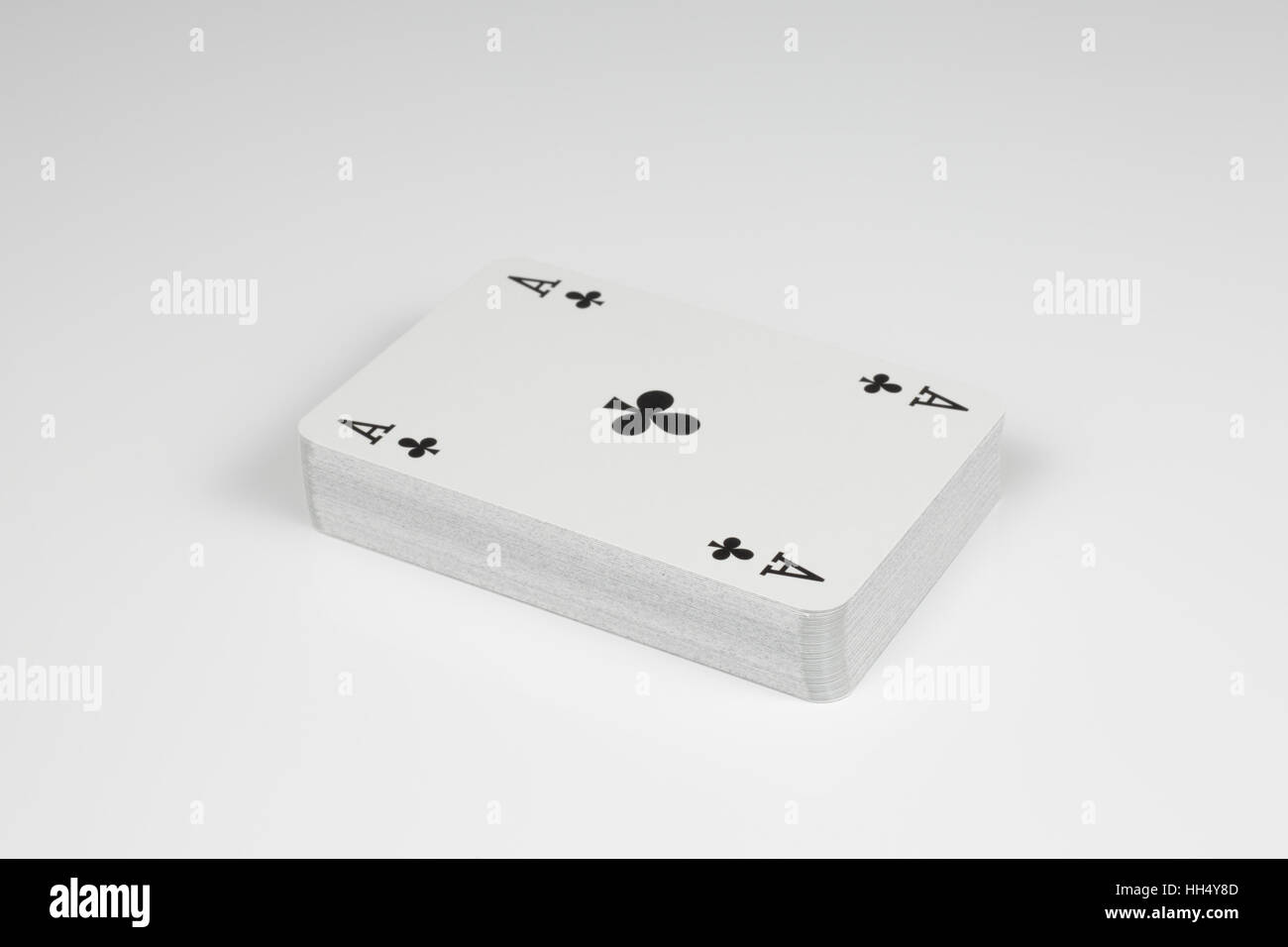 Playing cards isolated on white background Stock Photo - Alamy