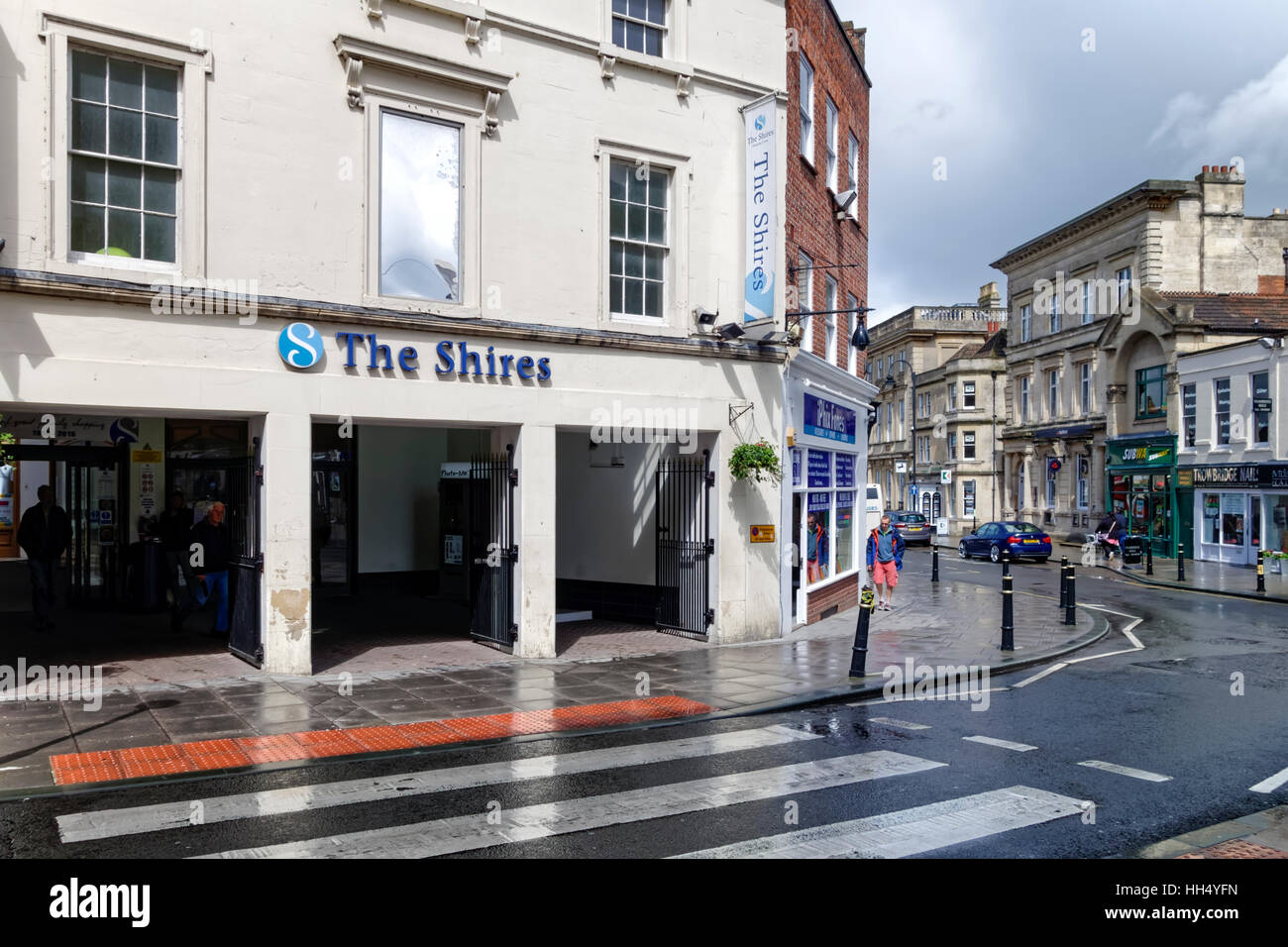 Trowbridge shires shopping mall hi-res stock photography and images - Alamy