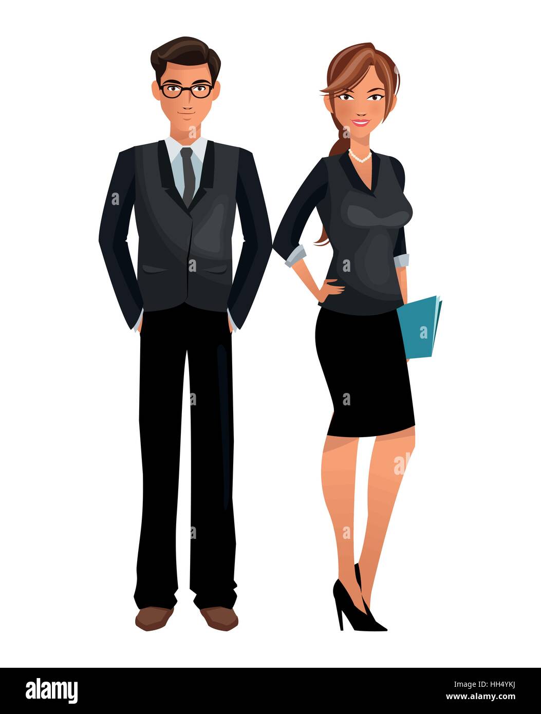 Happy man moving office Stock Vector Images - Alamy