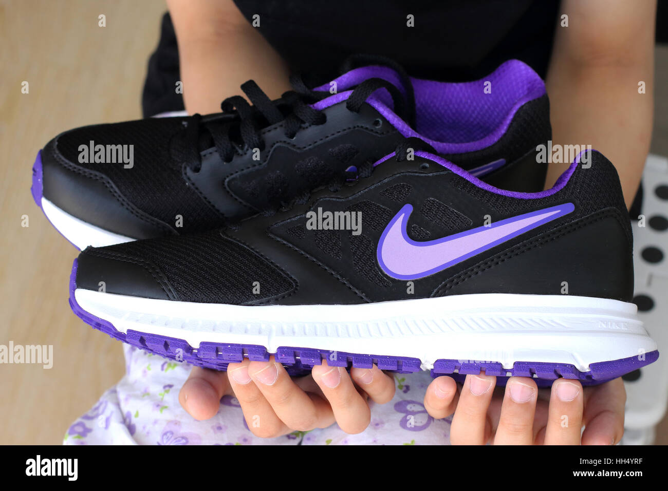 Close up of Nike shoes Stock Photo - Alamy
