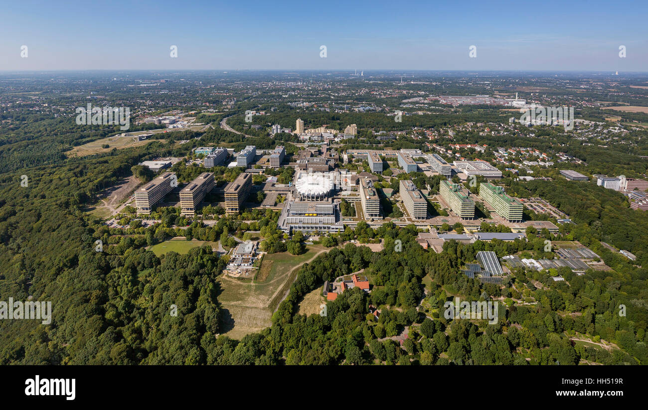 Ruhr university Bochum with Audi-Max, campus, RUB, Bochum, Ruhr area ...