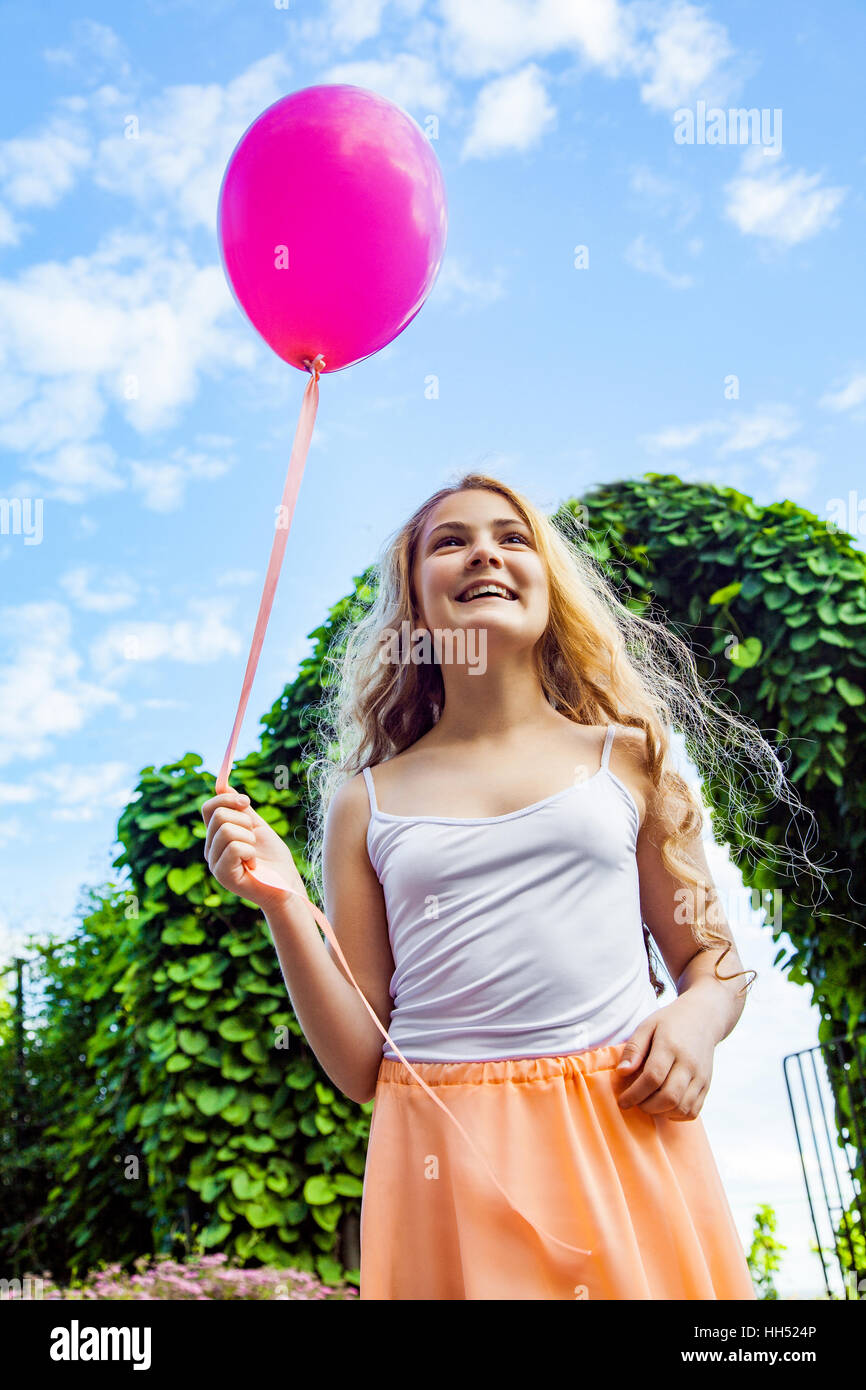 Balloon girl hi-res stock photography and images - Alamy