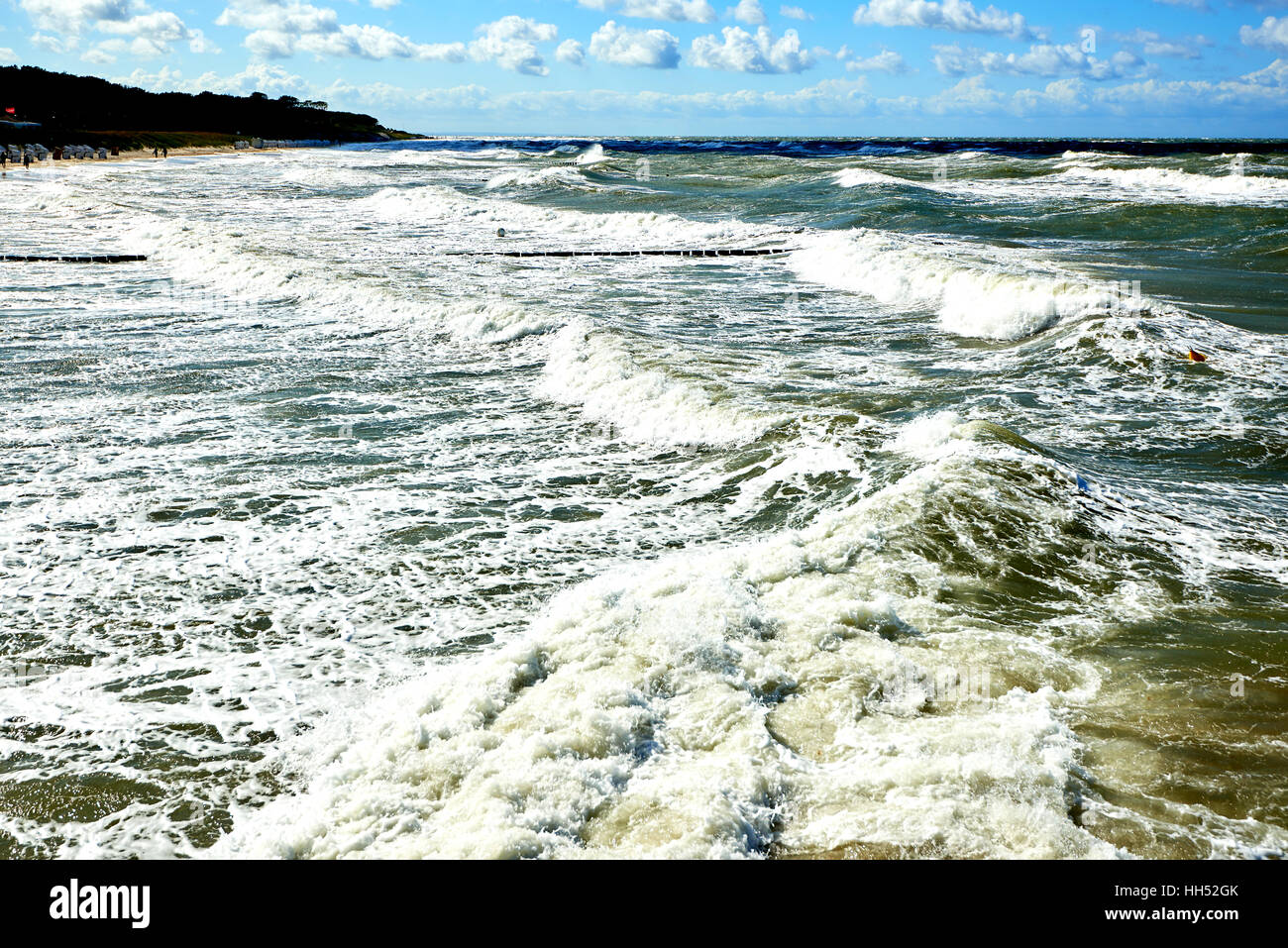 stormy blue sea Stock Photo - Alamy