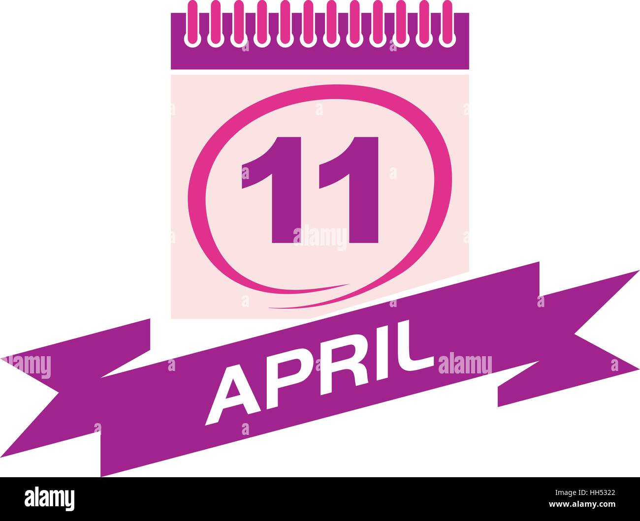 11 calendar day month Stock Vector Images - Alamy