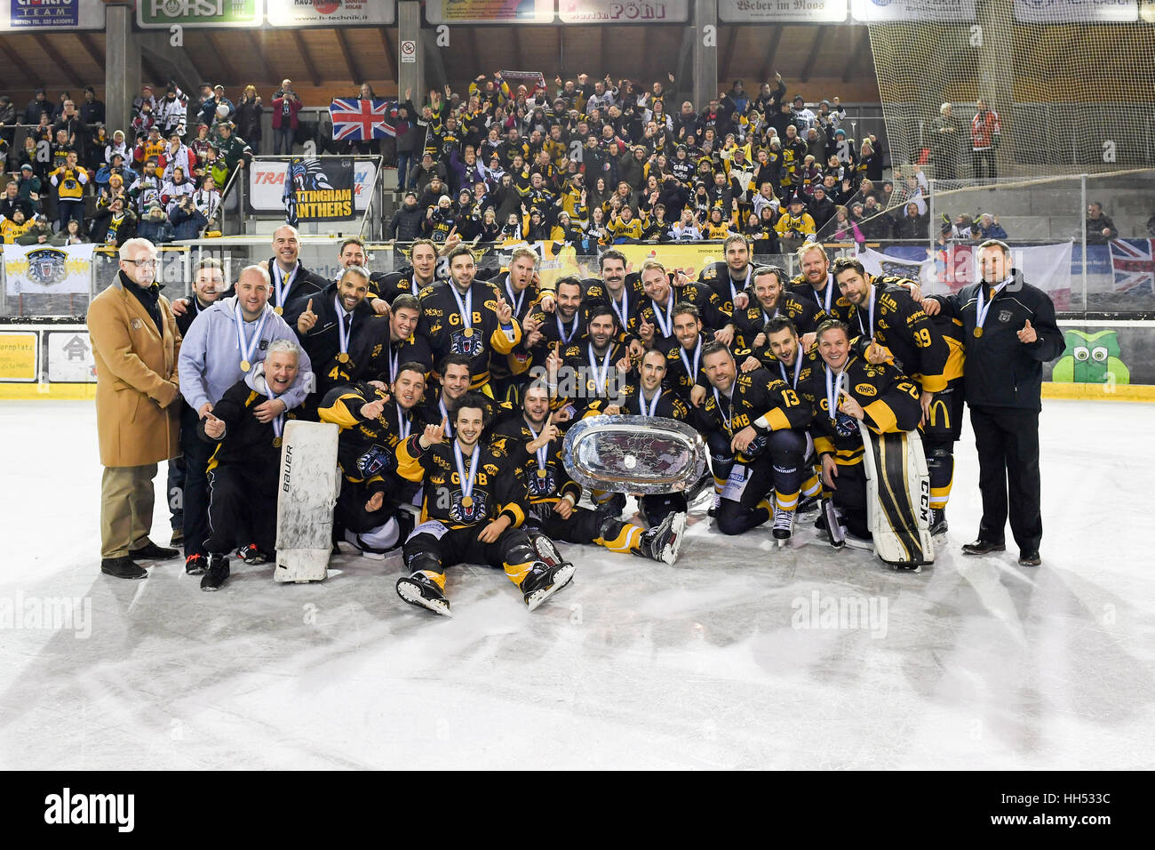 Nottingham Panthers Ice Hockey Club in action Stock Photo - Alamy