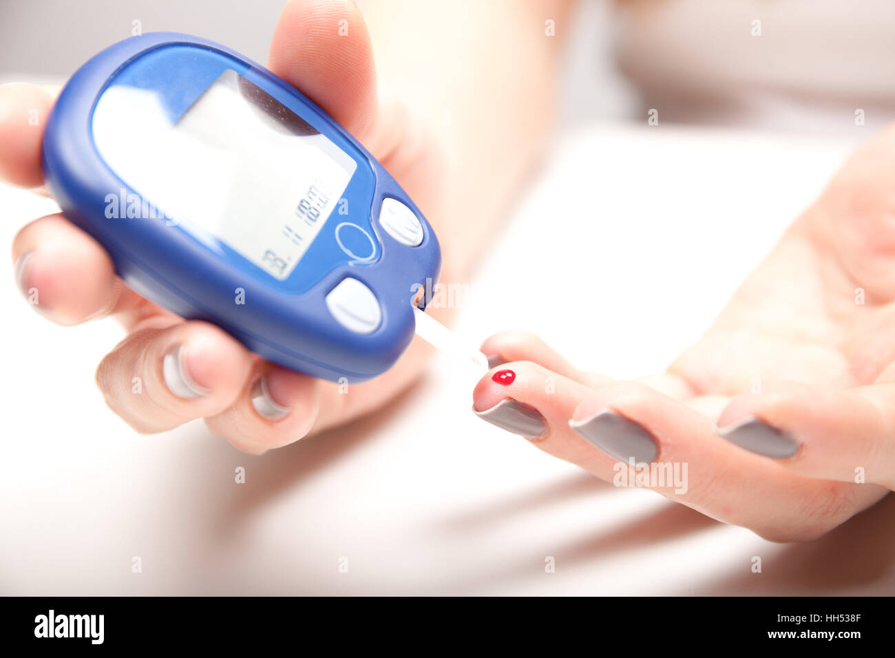 Glucometer High Resolution Stock Photography and Images - Alamy