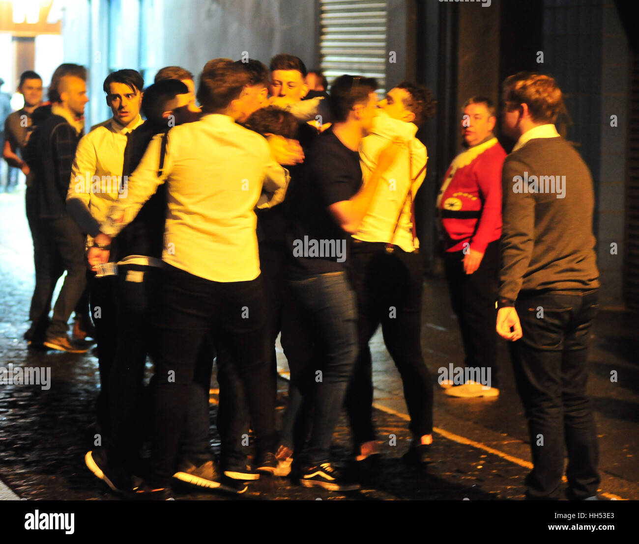 A fight breaks out in liverpool city centre on what is now known as ...