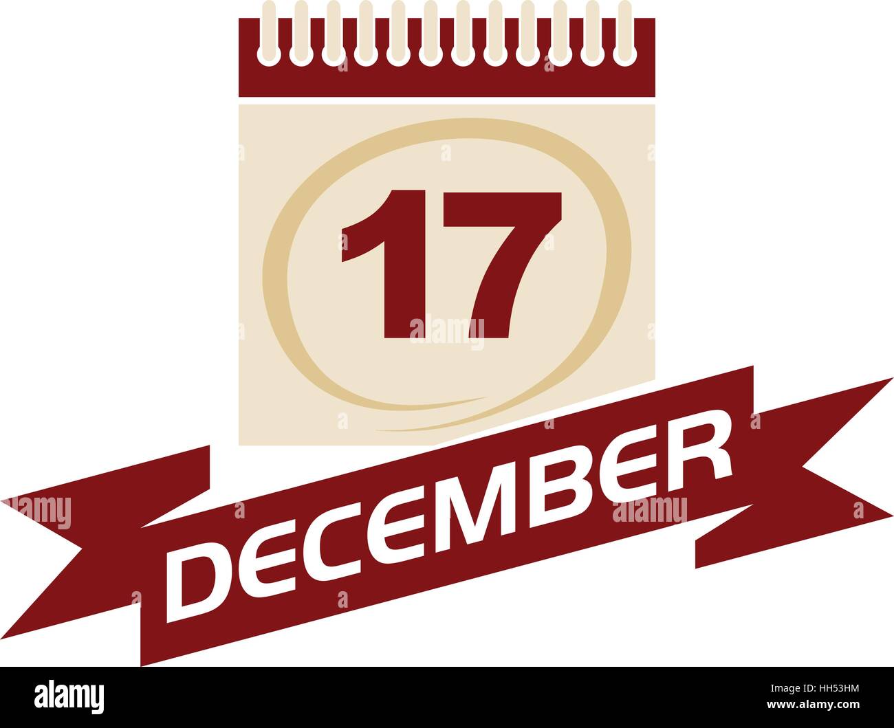 December 17 day 17 Stock Vector Images - Alamy