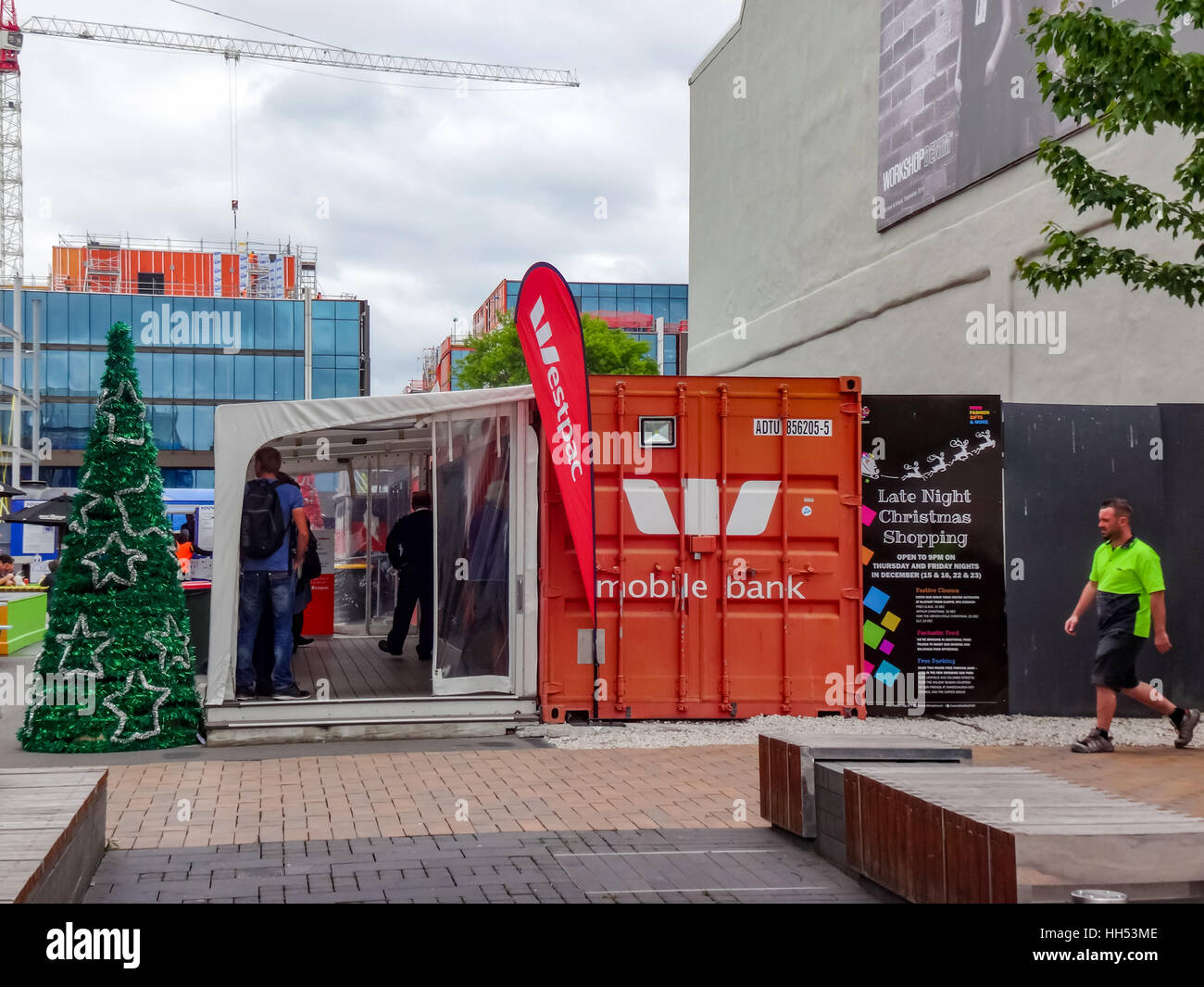 Shipping containers converted to shops in earthquake affected ...