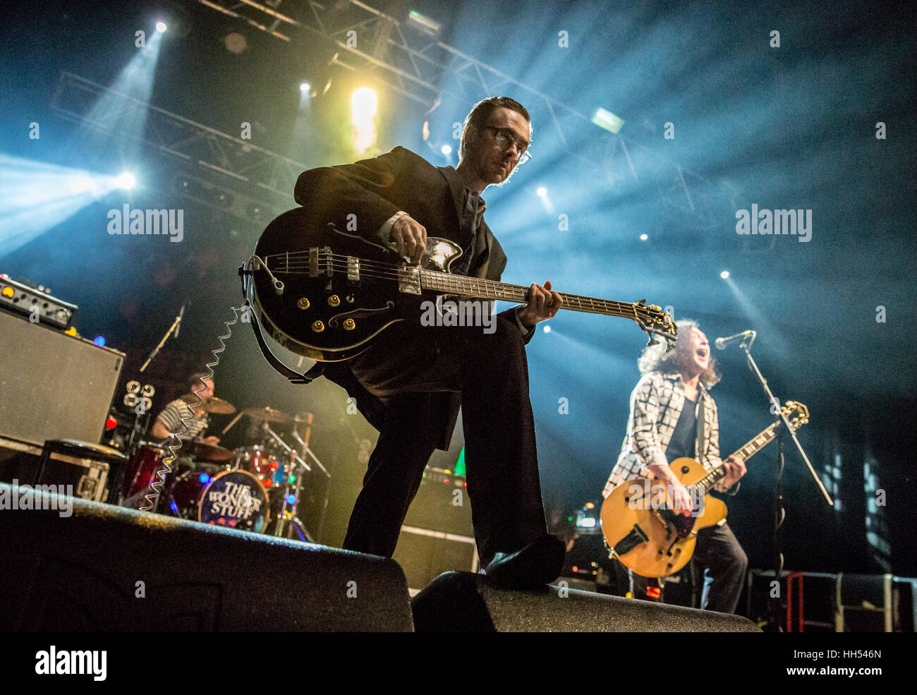 The Wonderstuff performing live in concert at the O2 Academy ...
