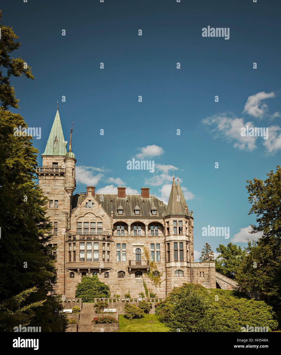 Image of the castle of Teleborg, by Vaxjo, Sweden Stock Photo - Alamy