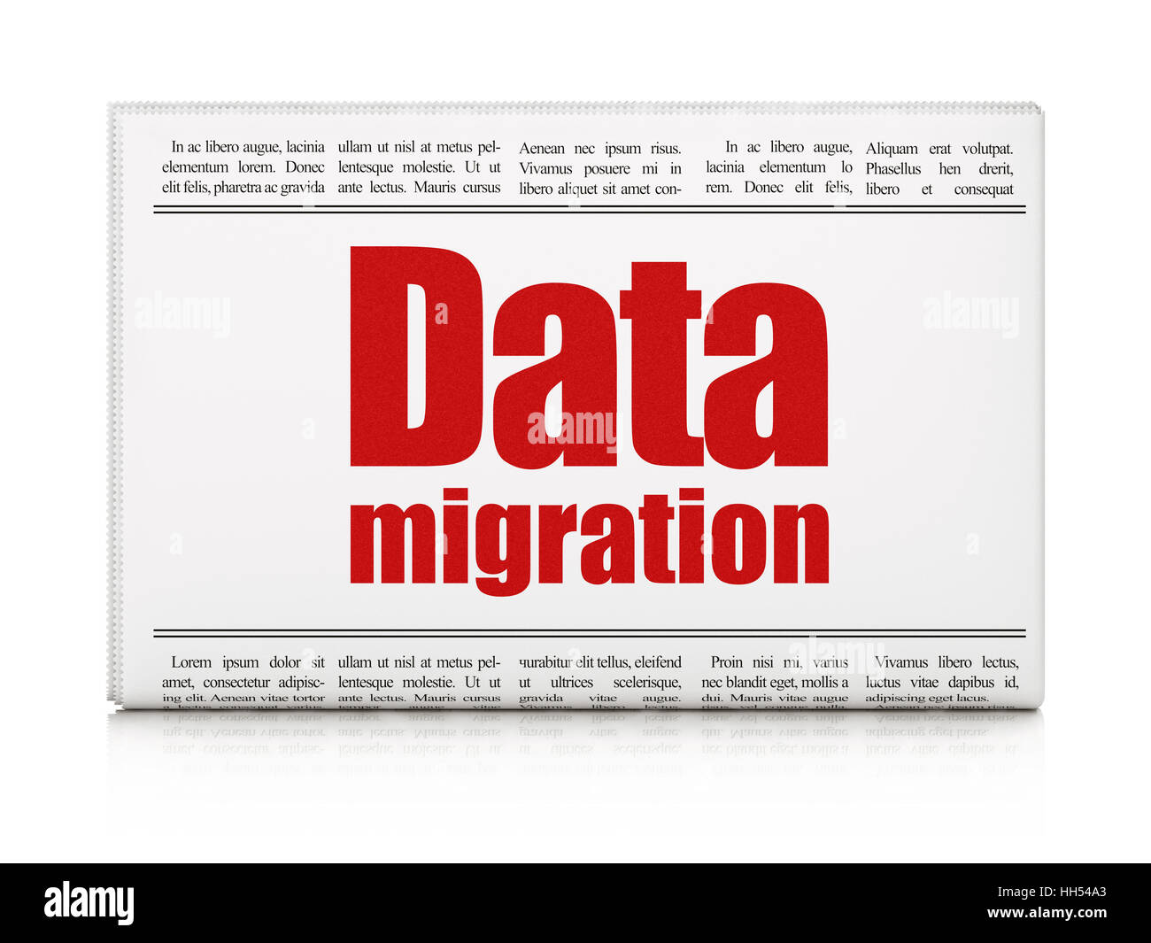 Data migration transfer Cut Out Stock Images & Pictures - Alamy