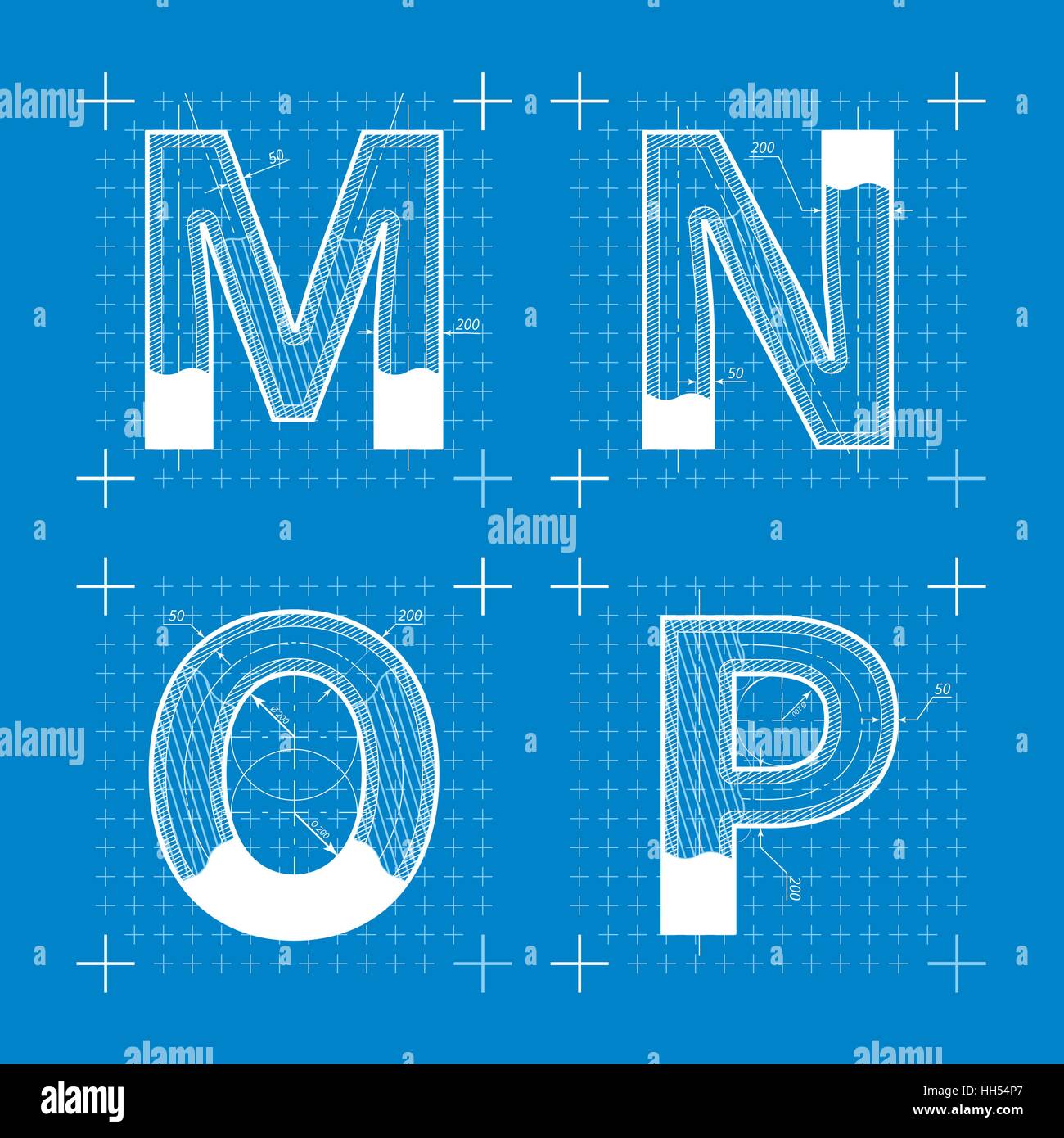 Drafting blueprint grid architecture hi-res stock photography and images - Alamy