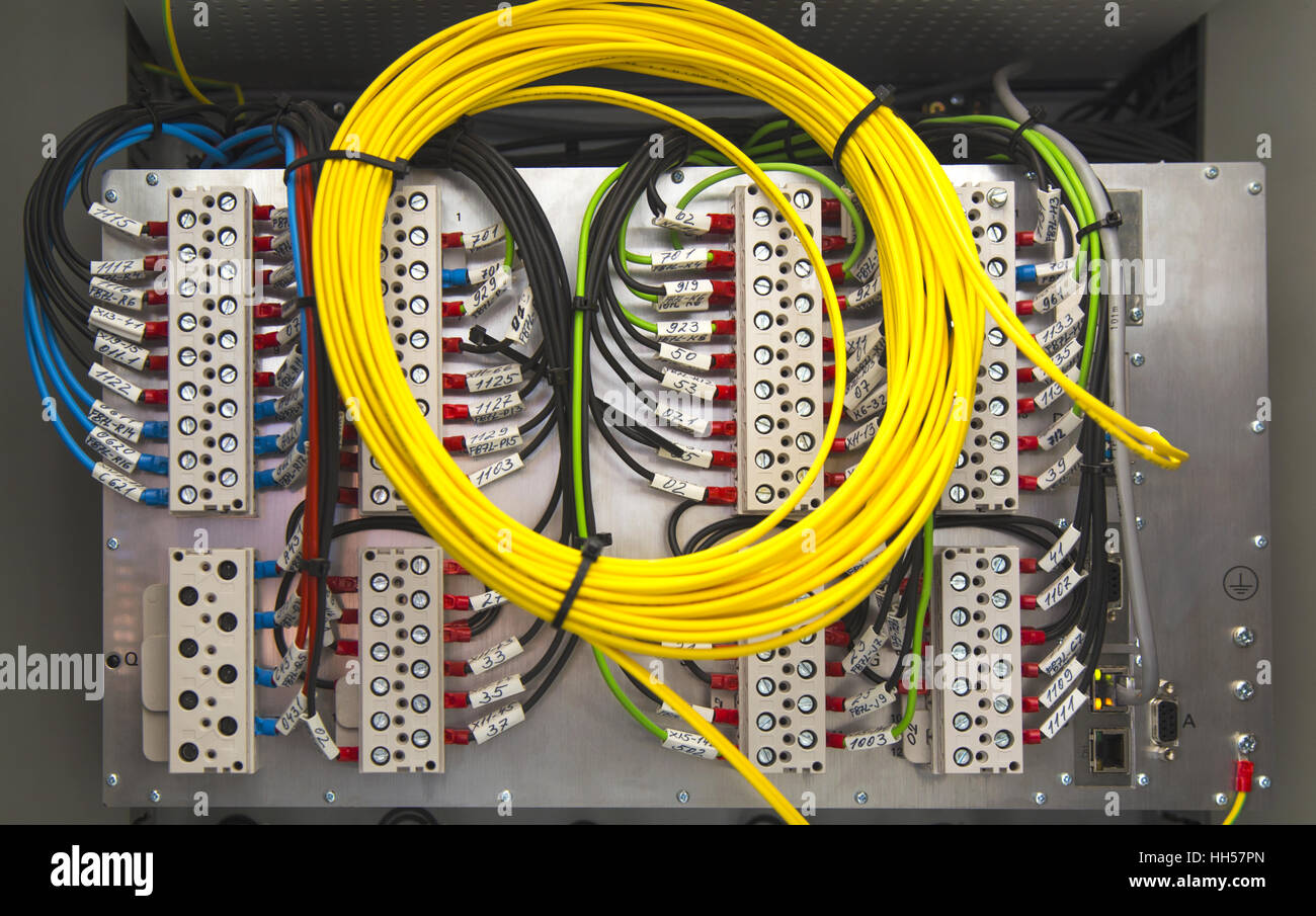 Electrical cabinet interior hi-res stock photography and images - Alamy