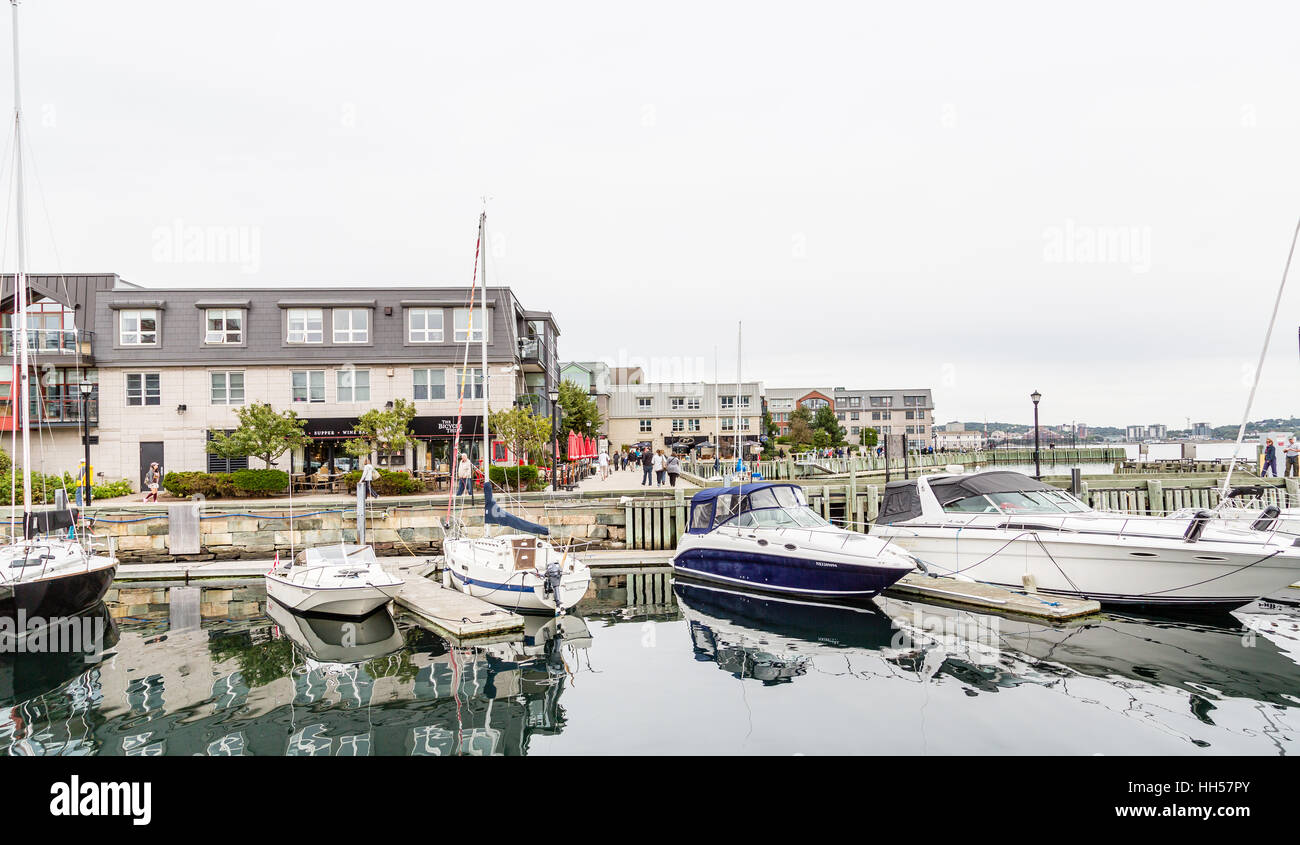 Halifax Harbor and Harbour Walk Stock Photo - Alamy
