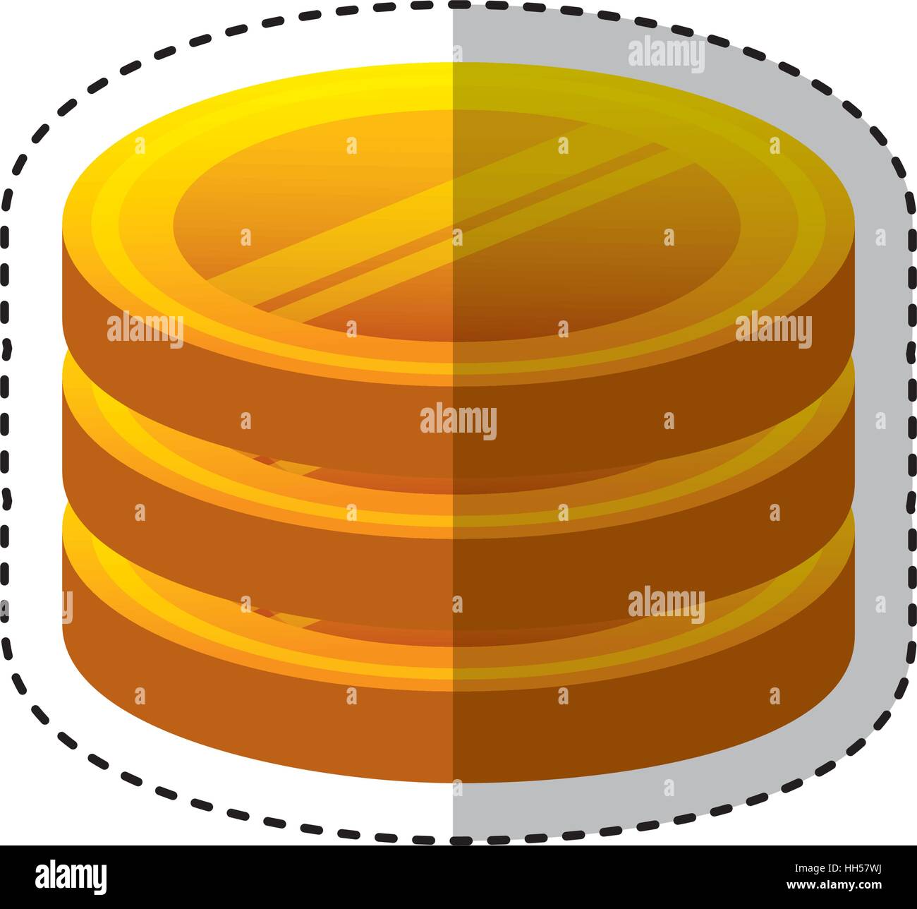 game coins with wings vector illustration design Stock Vector Image ...