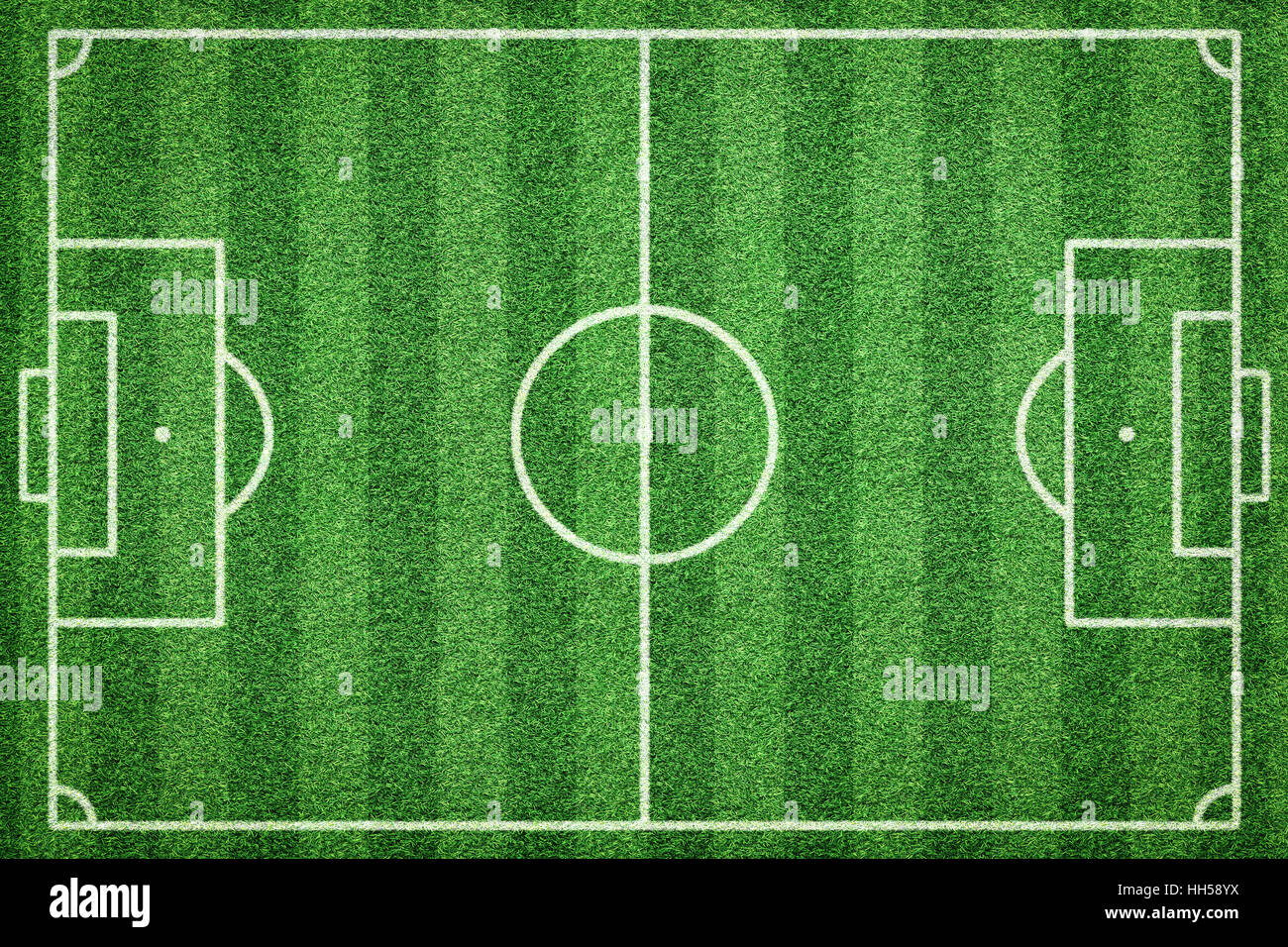 top view of soccer field, football field Stock Photo - Alamy