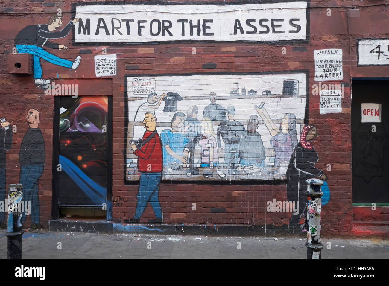 Hanbury street art graffiti hi-res stock photography and images - Alamy