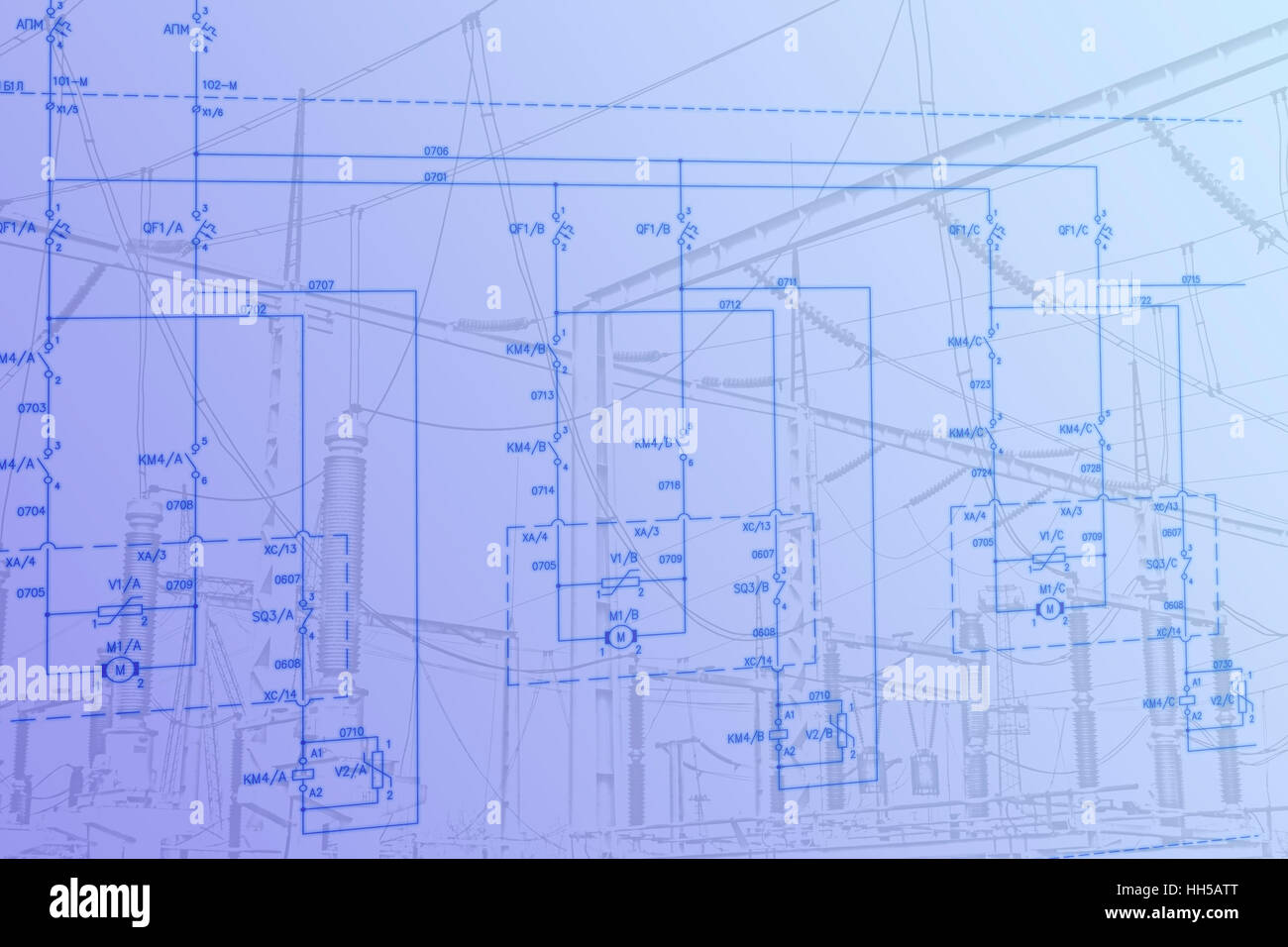 Electrical automation drawing hi-res stock photography and images - Alamy