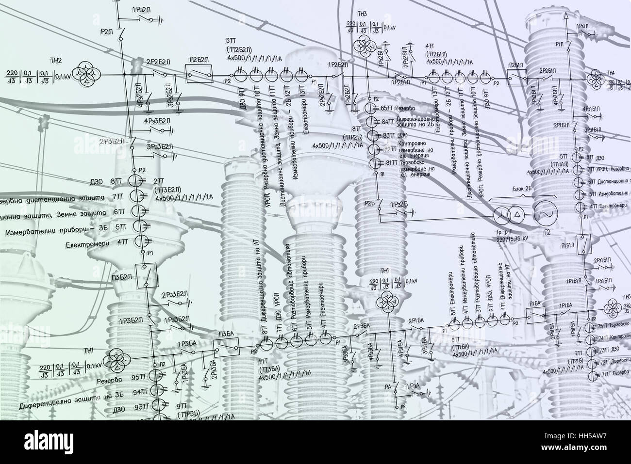 Electrical automation drawing hi-res stock photography and images - Alamy