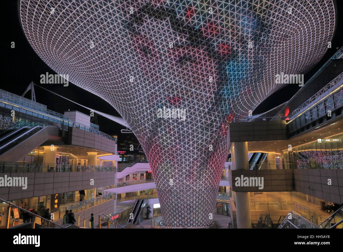 River mall shopping center in Shanghai China. River mall is located ...