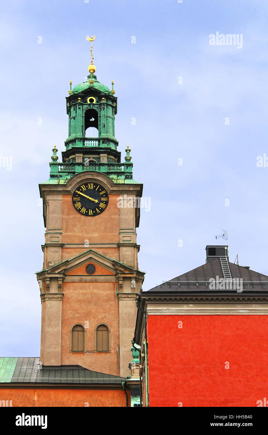 Storkyrkan clock tower hi-res stock photography and images - Alamy