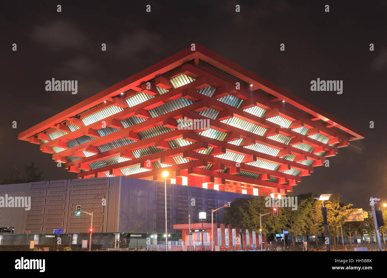 China pavilion cityscape in Shanghai China Stock Photo - Alamy