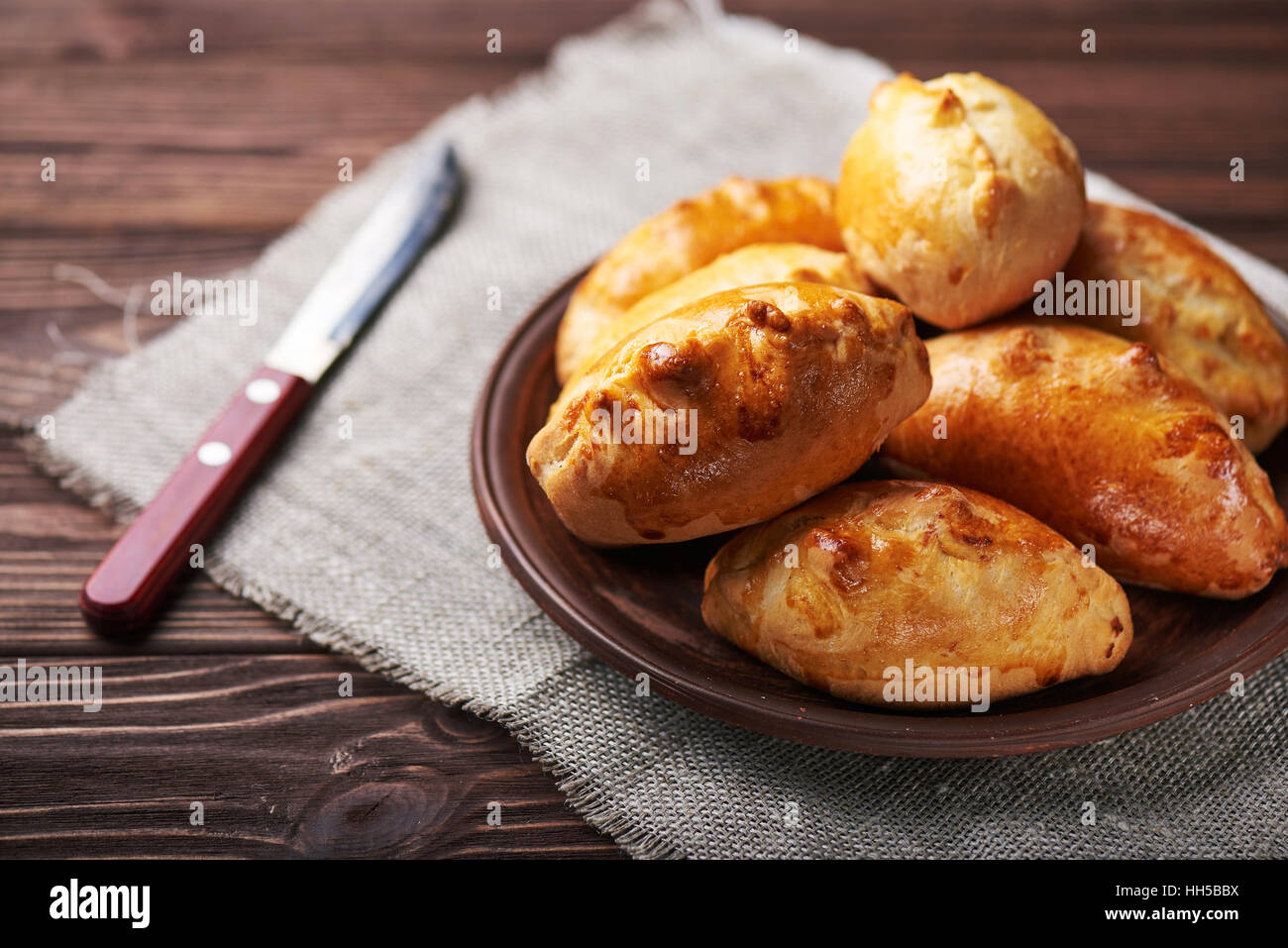 Meat filled pasty hi-res stock photography and images - Alamy