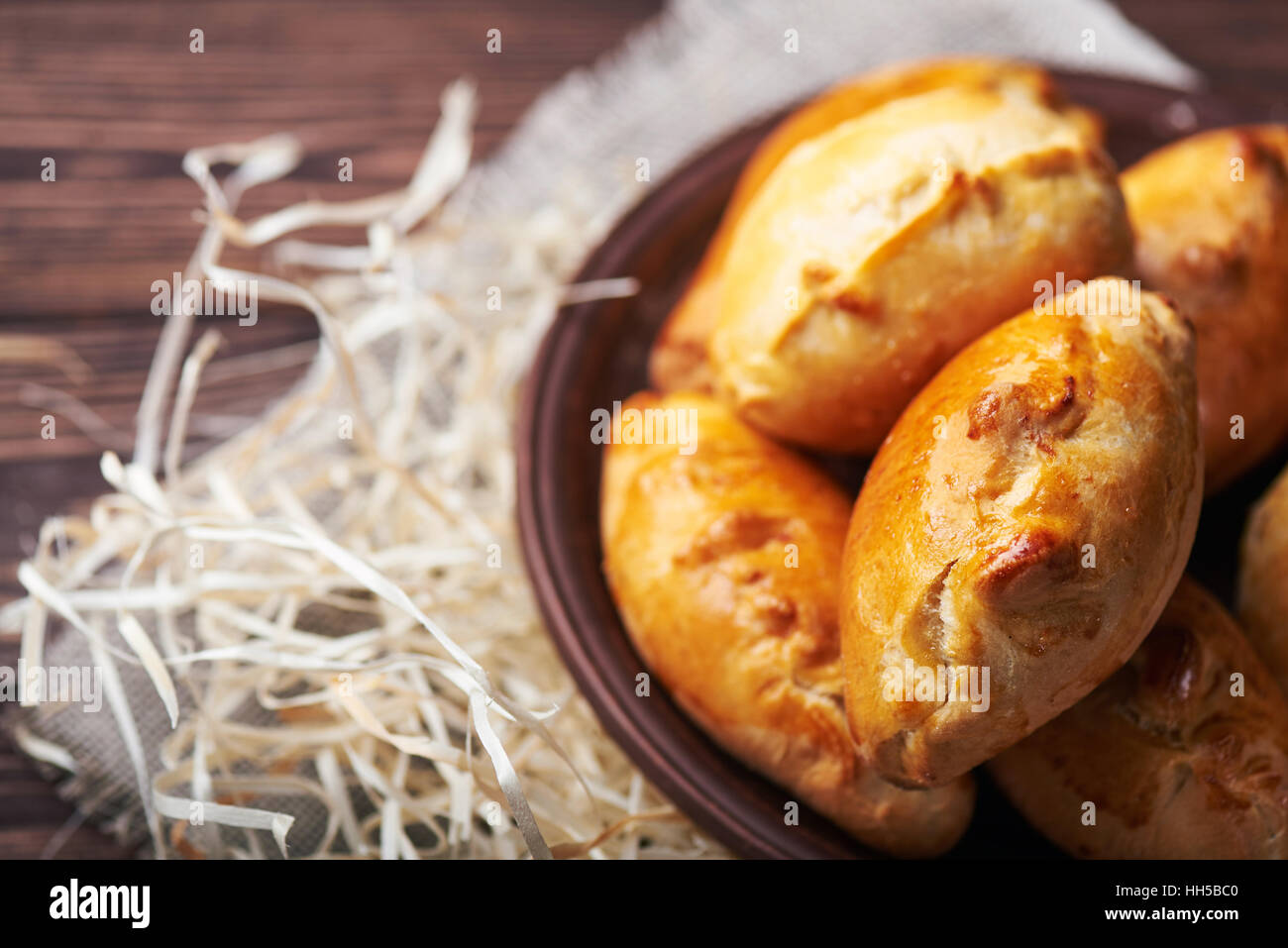 pasties filled with meat and vegetables Stock Photo - Alamy