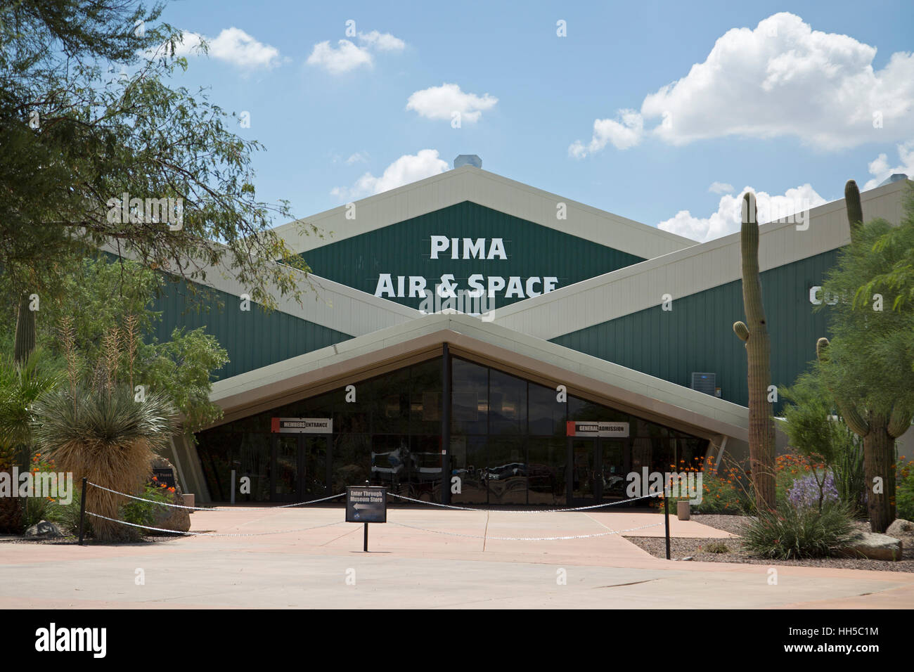 Pima Air and Space Museum entrance Stock Photo - Alamy